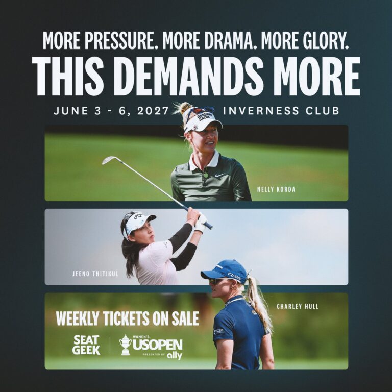 TICKET PRESALE: 2027 U.S. Women's Open at Inverness